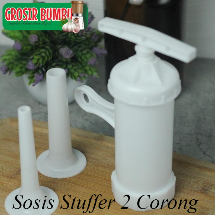 Sosis Filler Plastik Manual 2 Corong / Alat Cetak Adonan ke Casing ...