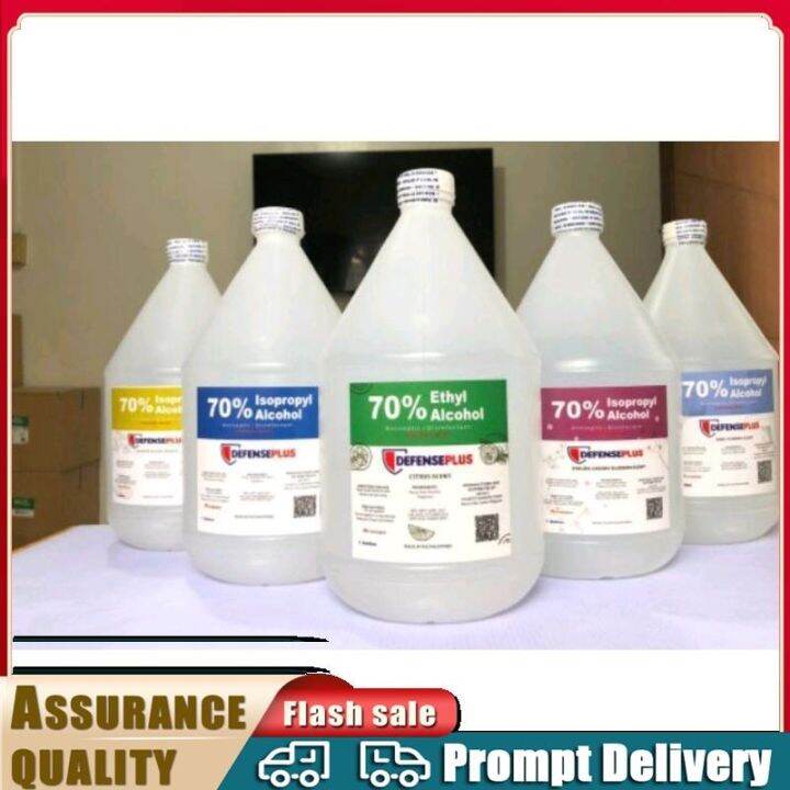 DEFENSE PLUS isopropyl and ethyl alcohol 3 7 per galloon comes with 5 ...
