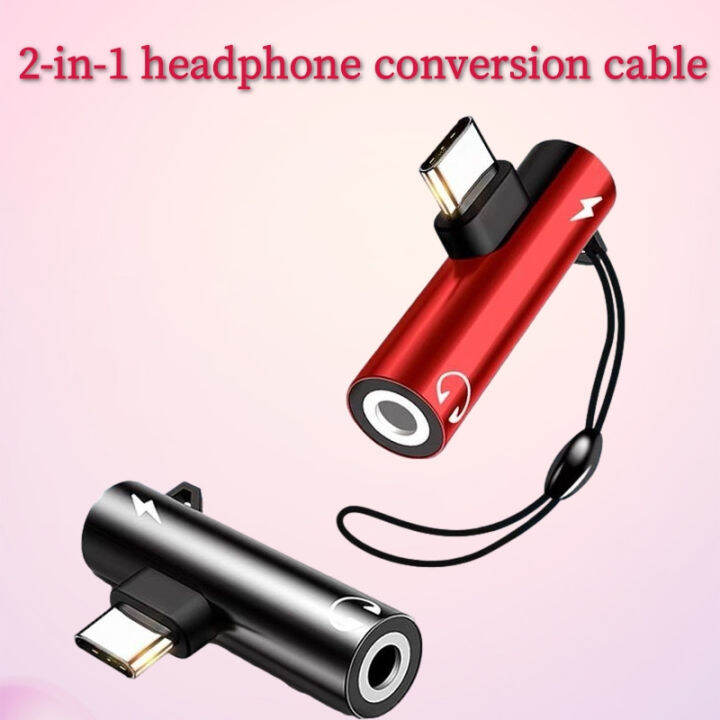 2-in-1 headset conversion cable for charging your phone while using ...