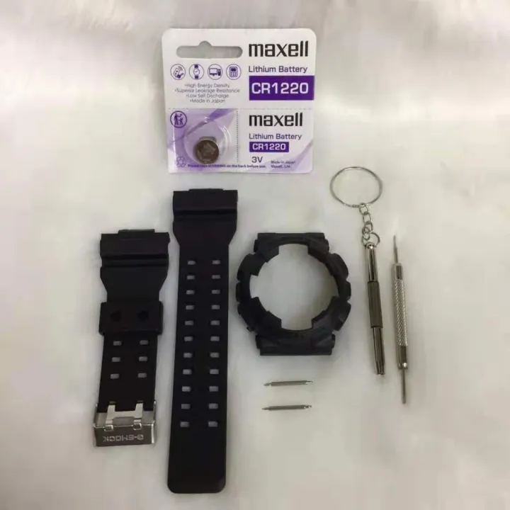 G-shock Replacement Strap and Bezel Set FREE Tools & Battery for GA100 ...