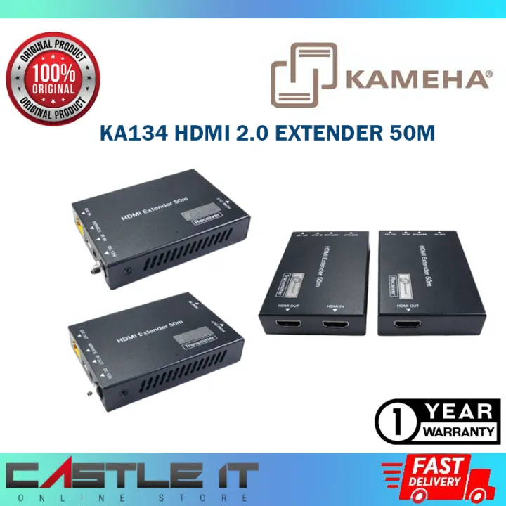 Kameha Extender HDMIM WITH IR V2.0 ROUTE 60M 50M 60 Meter 50 Meter ...