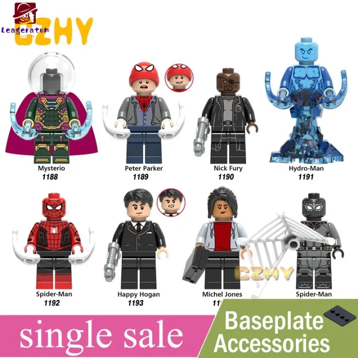 Spider man Building Blocks Mini Figures Toys Legos Super Heroes Bricks ...