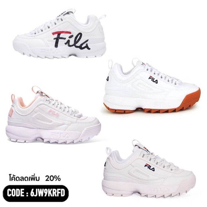 พร้อมจัดส่ง Fila Collection ฟีล่า รองเท้าผ้าใบ รองเท้าแฟชั่น รองเท้า ...