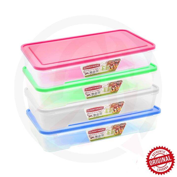 ⊿【Pilipinas cod】 4 pcs Sunnyware 728 Rectangular EZI Food Keeper ...