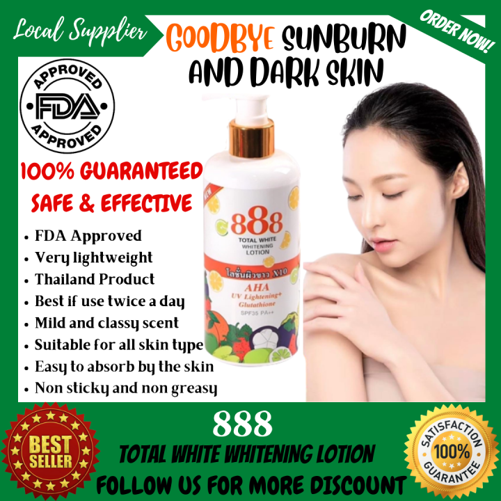 💯💯 100% Original 888 Total White Whitening Lotion 250ml | Whitening ...