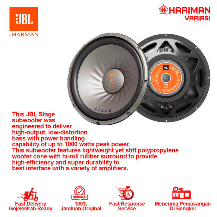 JBL STAGE 122D 12" DVC Subwoofer 1000W | Lazada Indonesia