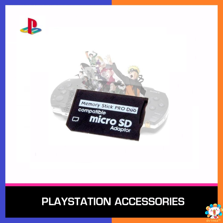Sony Playstation Portable MicroSD Card To Memory Stick Pro Duo PSP MS ...