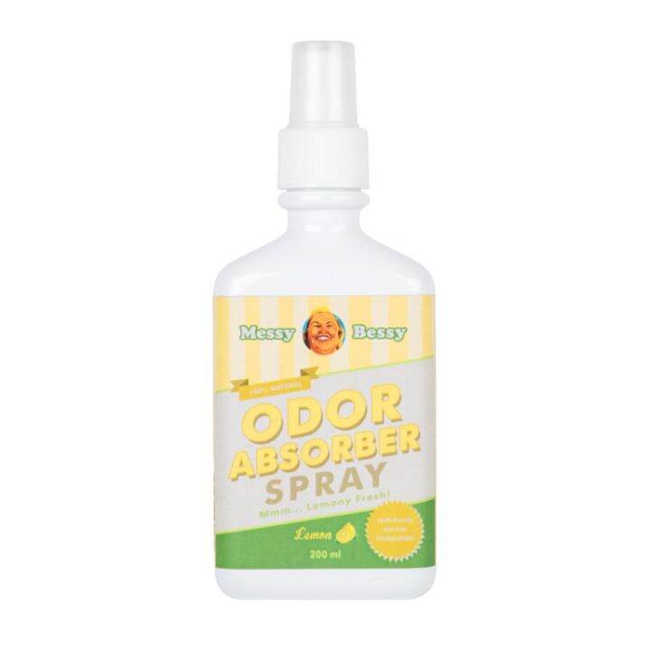 Messy Bessy Natural Odor Absorber Spray - Lemon (200ml) | Lazada PH
