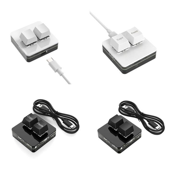 Custom Mini Keyboard Copy Paste 2 Keys Rgb Macro Osu Keypad