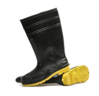 SAFETY BOOTS WITH STEEL TOE SUPERTUFF YELLOW SOLE | Lazada PH
