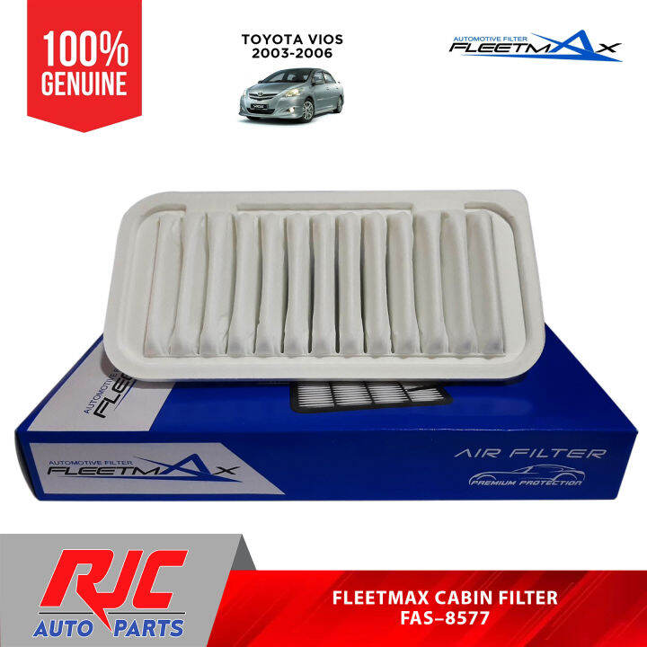 Fleetmax FAS-8577 Air Filter For Toyota Echo , Vios 2003-2006 1Pc ...