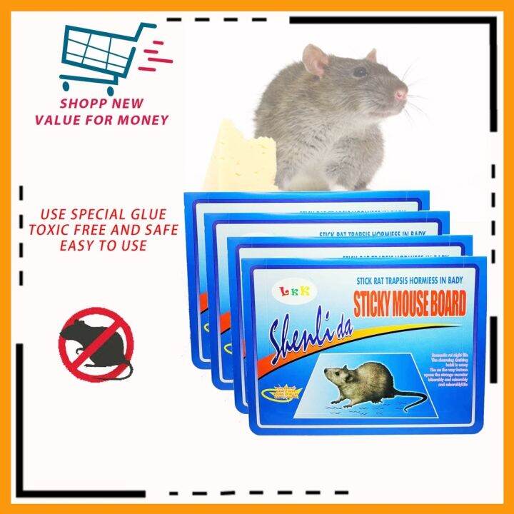 Rat Mouse Sticky Mice Rodent Glue Board Bait Trap 40 Pcs | Lazada PH
