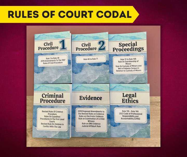 Rules of Court Codal | Lazada PH