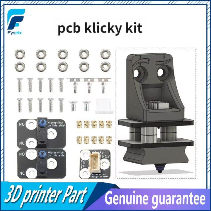 FYSETC PCB Klicky Kit 3D Printer Auto D2F-01/D2F-01L/D2HW-A201D Z Auto ...