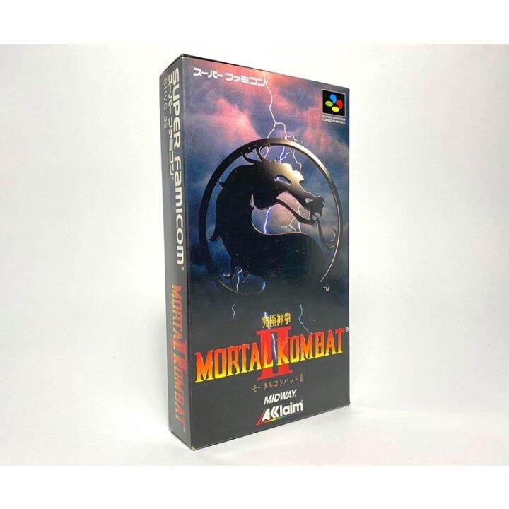 ตลับแท้ SUPER FAMICOM(japan) MORTAL KOMBAT II 🌟NEW มือ1🌟 | Lazada.co.th