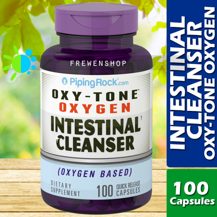 INTESTINAL CLEANSER Oxy Tone Oxygen Based 100 Capsules for Colon ...