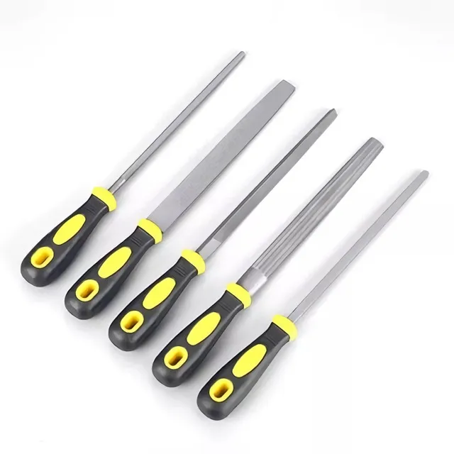 Kikir Besi Baja Ukuran 8" Inch (Besar) Model Gepeng Kotak Petak Flat / Setengah Bulat / Segitiga ...