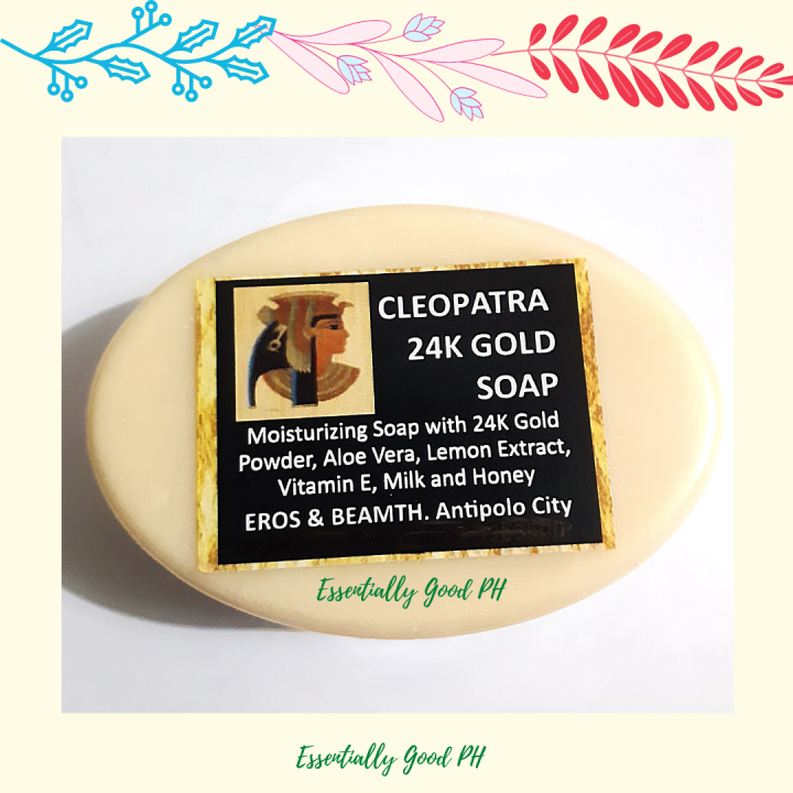 24k Gold Soap Cleopatra 100% Handmade with 24k Gold Powder ...