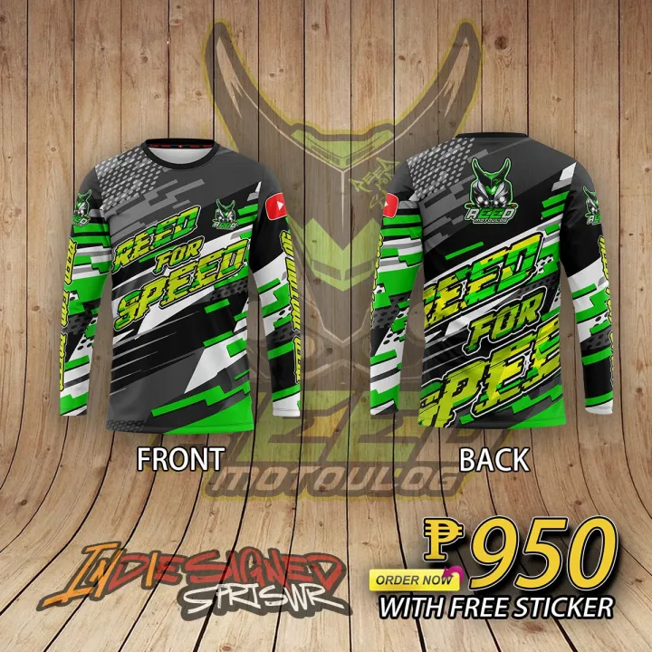 REED FOR SPEED V1 FULL SUBLIMATION LONGSLEEVE | Lazada PH