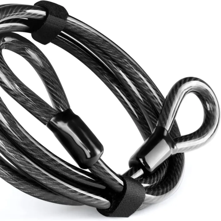 1.8M Bicycle Lock Mtb Road Bicycle Anti-Theft Security Steel Wire Rope ...