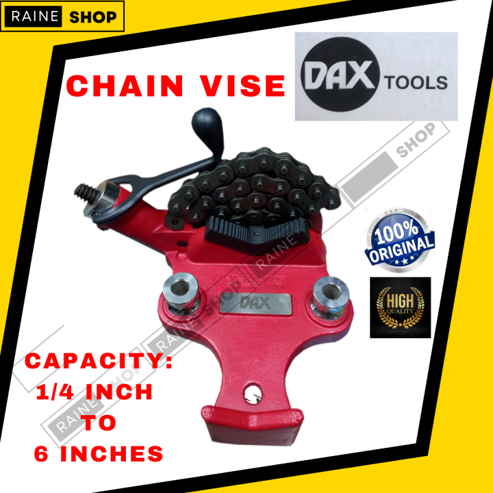 DAX Chain Pipe Vise 1/4-6 inches /chain /vise | Lazada PH