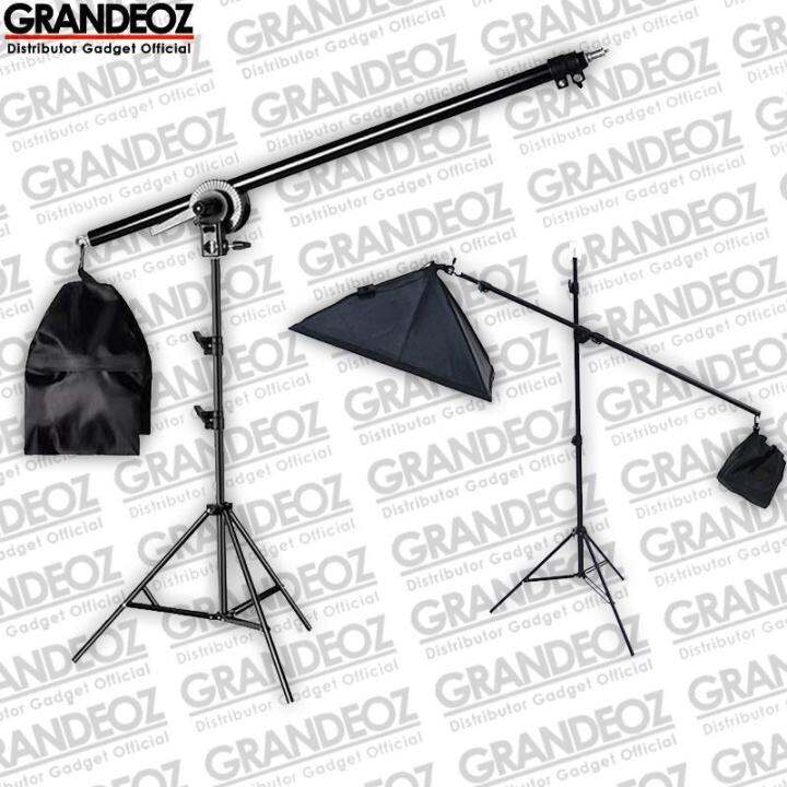 BOOM ARM SOFTBOX Extension Soft Box Light Stand Tongkat Atas Reflektor ...