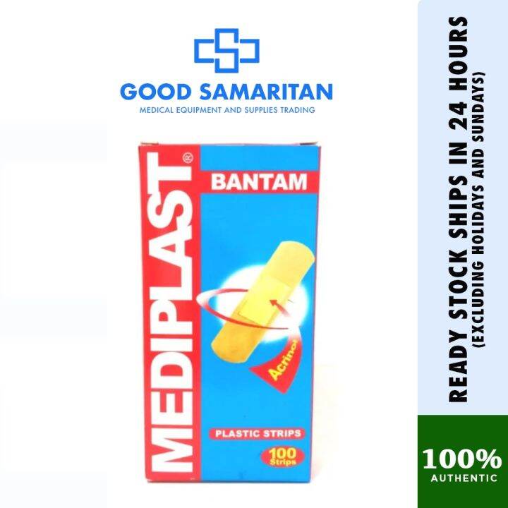 Mediplast Bantam Plastic Bandages 100pcs | Lazada PH