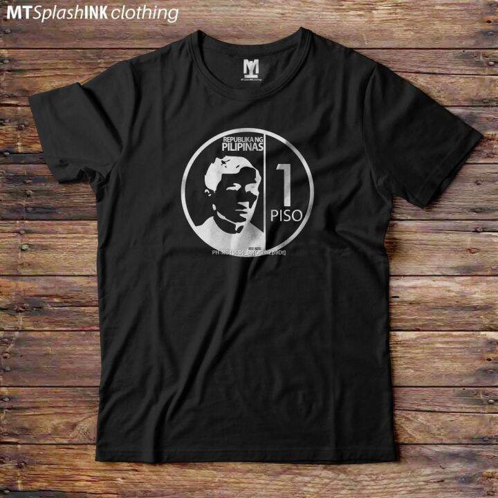 1 Peso Coin Jose Rizal Shirt - Ink | Lazada PH