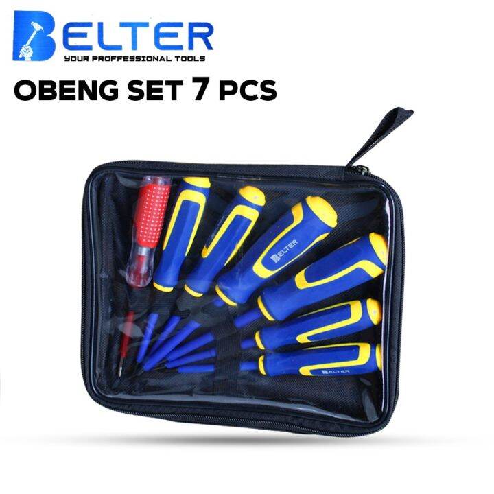 TERLARIS!!!!Obeng Listrik Set 7 Pcs Insulation Screwdriver Test pen set ...