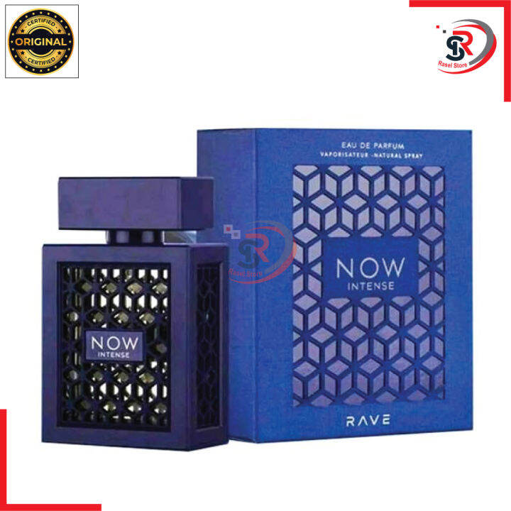 RAVE NOW INTENSE PERFUME FOR MEN 100 ML EDP BY LATTAFA PERFUMES | Lazada