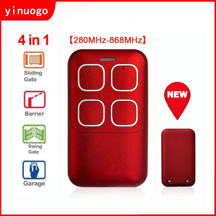 Multifrequency Garage Door Remote Control Duplicator 287 868MHz Garage Door Keychain for Barrier ...