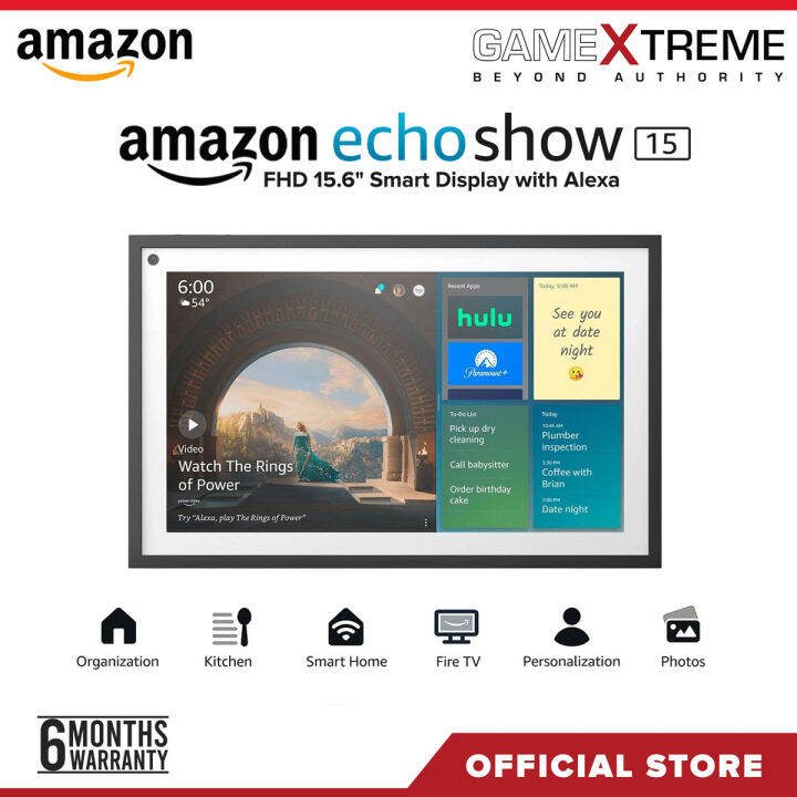 Amazon Echo Show 15 FHD 15.6" Smart Display with Alexa Black | Lazada PH