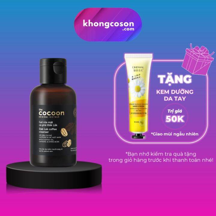 Gel Rửa Mặt Cà Phê Đắk Lắk Cafe Cocoon 140ml - Khongcoson | Lazada.vn