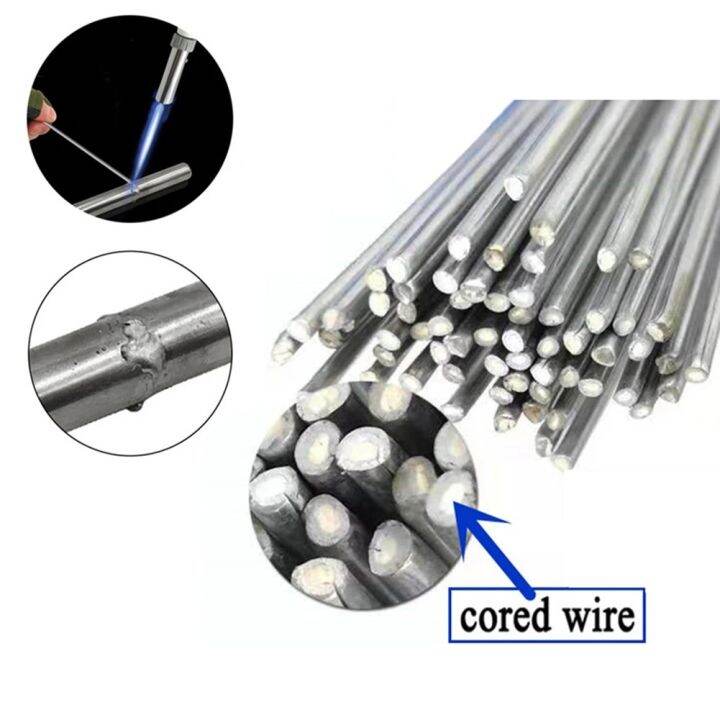 10Pcs Flux Cored Wire Low Temperature Easy Melt Aluminum Welding Rods ...