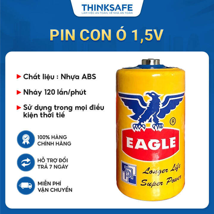 Pin đại con Ó vàng, pin 1,5V dùng cho máy móc, đèn, dụng cụ cầm tay ...