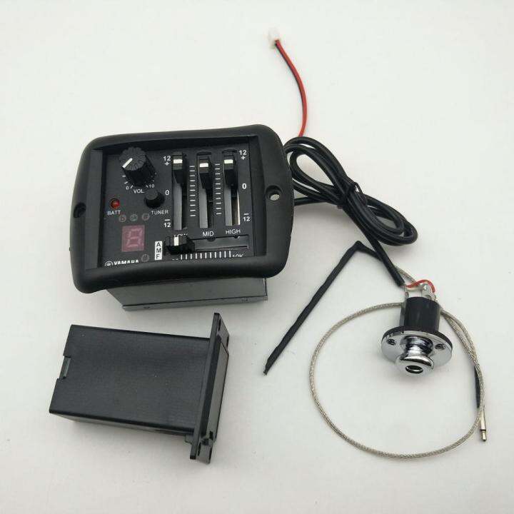 Acoustic Guitar YAMAHA Pickup EQ Tuner Piezo Pickup Equalizer System ...