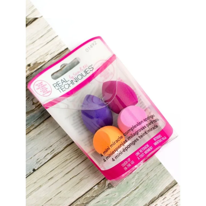 Real Techniques 4 Mini Miracle Complexion Sponges | Lazada PH