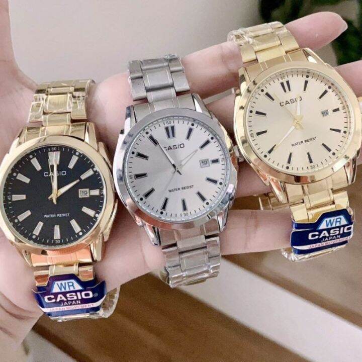 นาฬิกาผู้หญิง CASIO สายสเเตนเลสรุ่น MTP-V004 🔥งานมีวันที่ใช้ได้จริง ...
