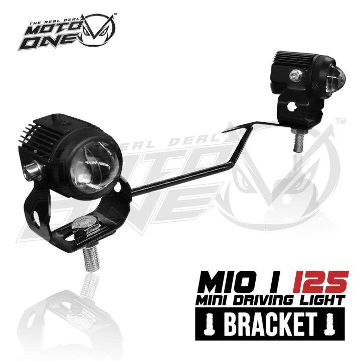MOTO ONE CZR MDL MINI DRIVING LIGHT BRACKET M3 / MIO I 125 / SNIPER 150 ...