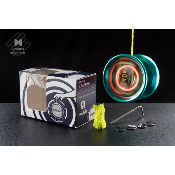 LED Yo-Yo Y02 Aurora Aurora Metal Professional Competition Yo-Yo Magic ...
