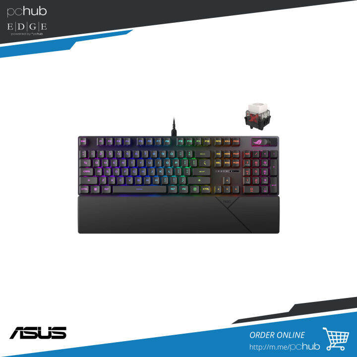 Asus ROG Strix Scope 2 RX, mkb mech keyboard, ROG RX red switch, pn ...