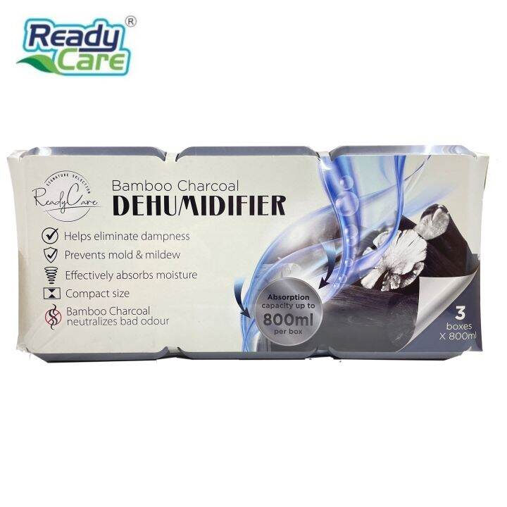 Readycare Signature Selection Moisture Absorber 3pcs per pack Dehumidifier - 800ml Bamboo ...