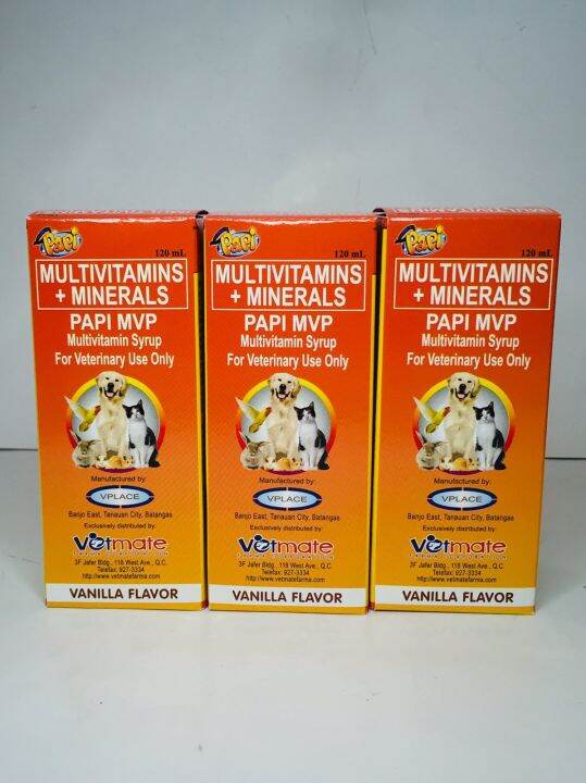 [SOUTH VET II] PAPI MVP VITAMINS FOR DOG AND CAT / VITAMINS NG ASO AT ...