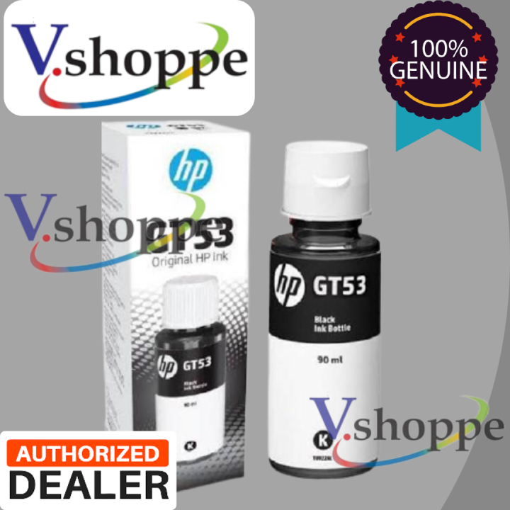 Ink HP GT53 GT52 ( Black Only / Black & Color set / Color set Only ...