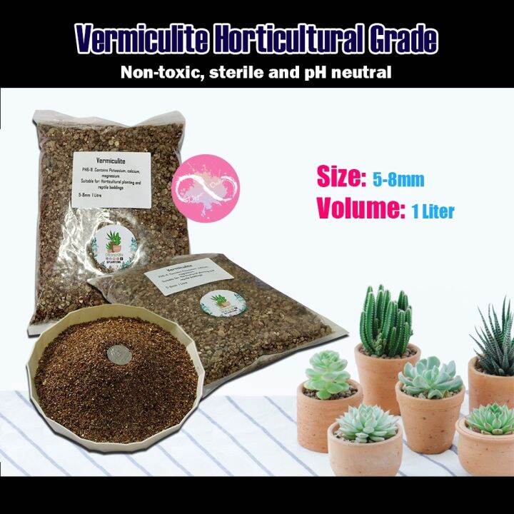 Substrate Vermiculite 1Liters Pack / 5-8mm Horticultural grade | Lazada PH
