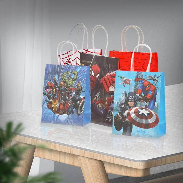 6pcs/set with handles for Little Man Avengers, Spider Man, superhero ...