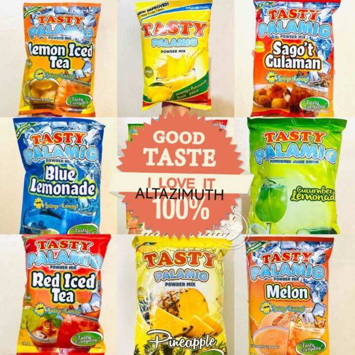 Blue lemonade powder juice Palamig Juices Sagot Gulaman Pineapple Red ...