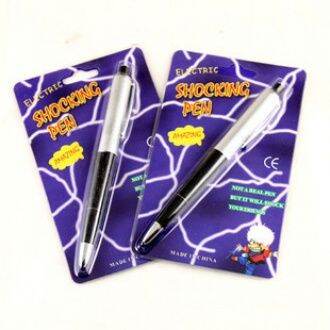 Electronic Human Chewing Gum Pen Electric Shock Charged Weird Funny ...