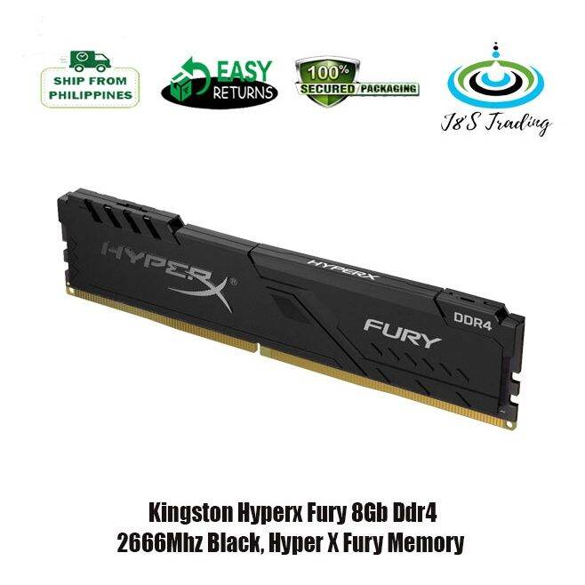 Kingston Hyperx Fury 8Gb Ddr4 2666Mhz Black, Hyper X Memory | Lazada PH