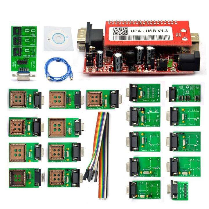 Full Adapters UPA USB Programmer V1.3 UPA USB UPA Chip Tuning Tools ECU ...
